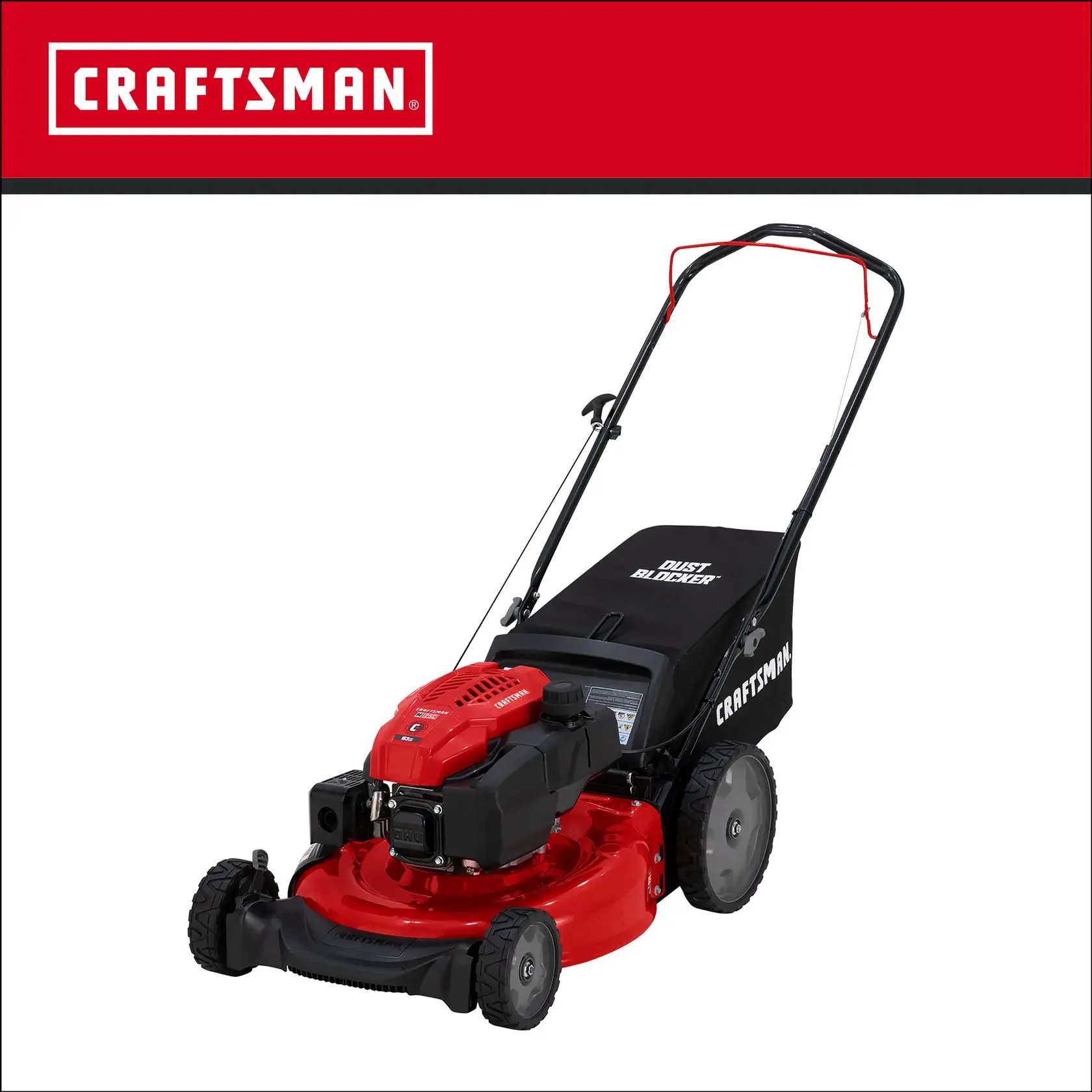 CRAFTSMAN 21-Inch 163cc Gas Push Lawn Mower