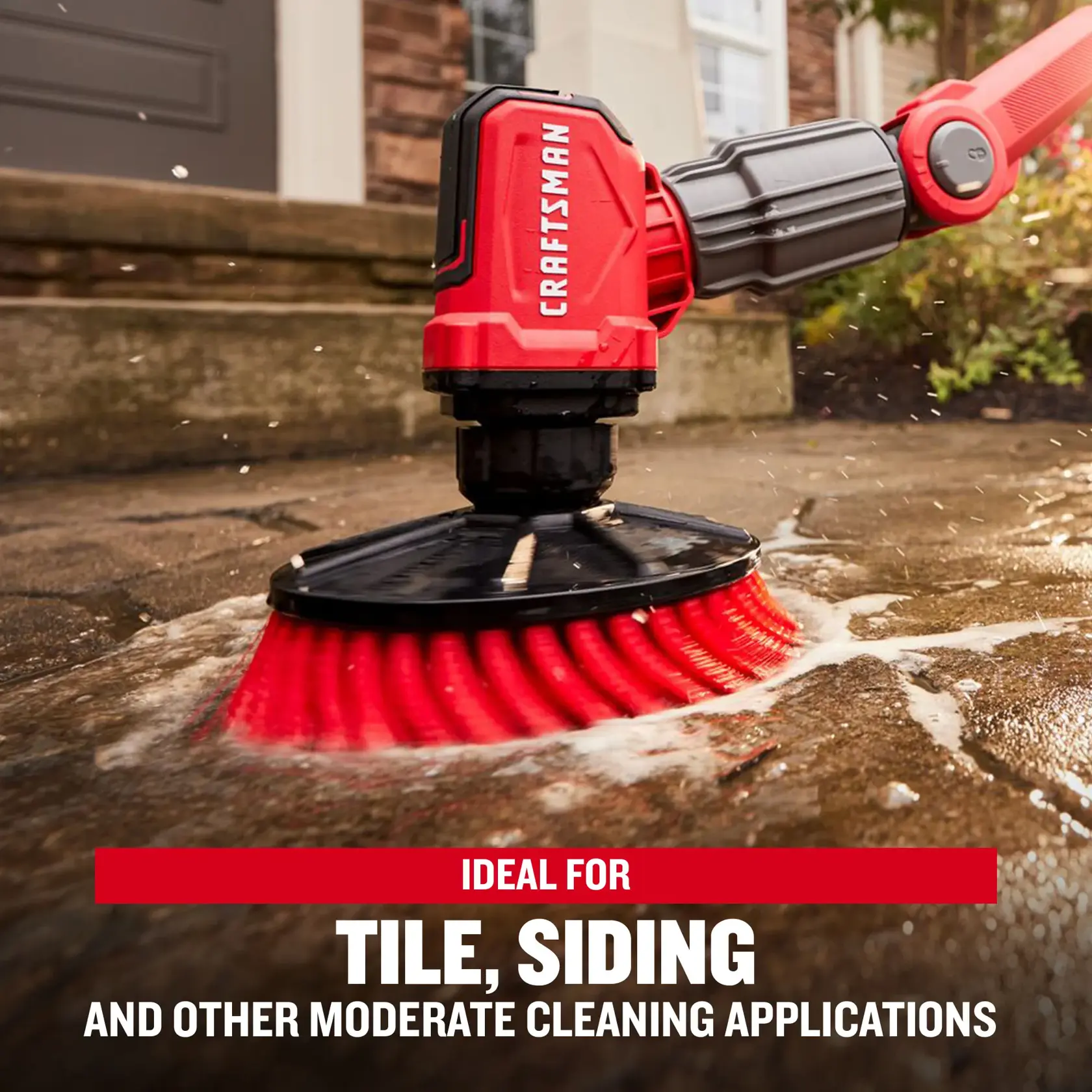 CRAFTSMAN Powered Scrubber Medium Bristle Brush