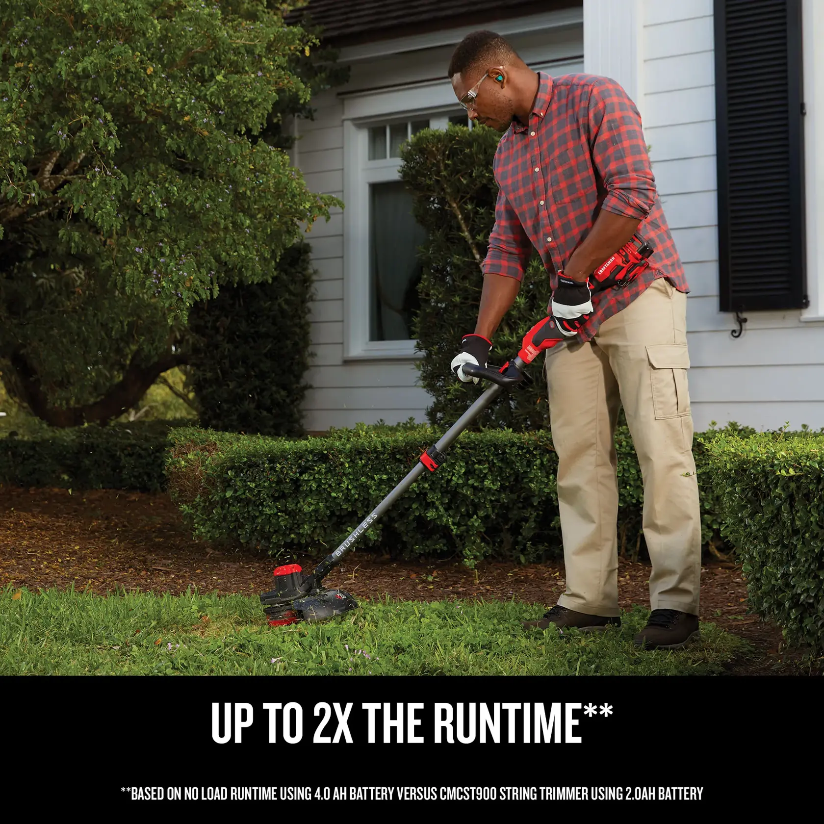 CRAFTSMAN V20* Brushless Cordless WEEDWACKER® 13-Inch String Trimmer ...