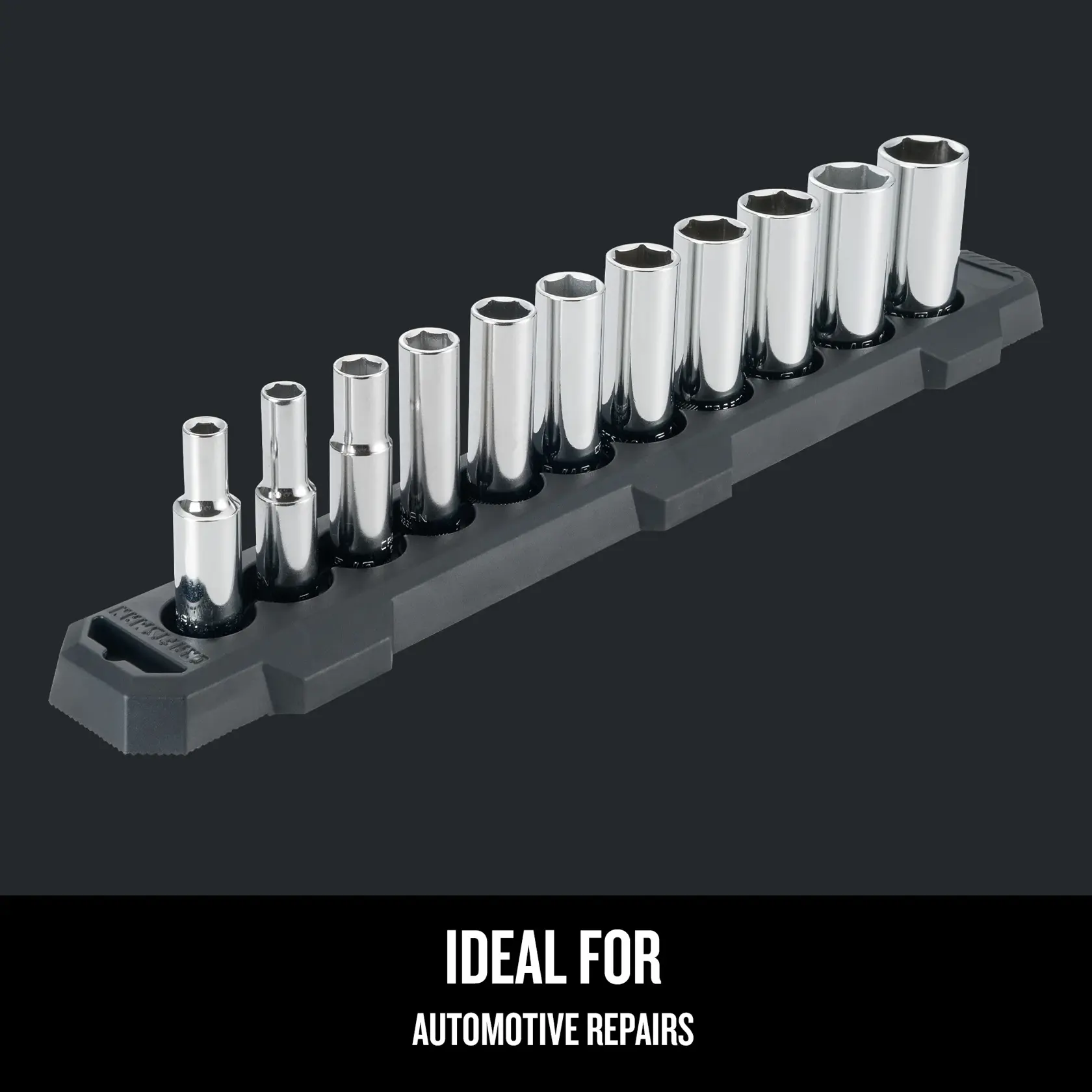 CRAFTSMAN 3/8-inch Drive 6-point Standard (SAE) Deep Socket Set (11-piece)