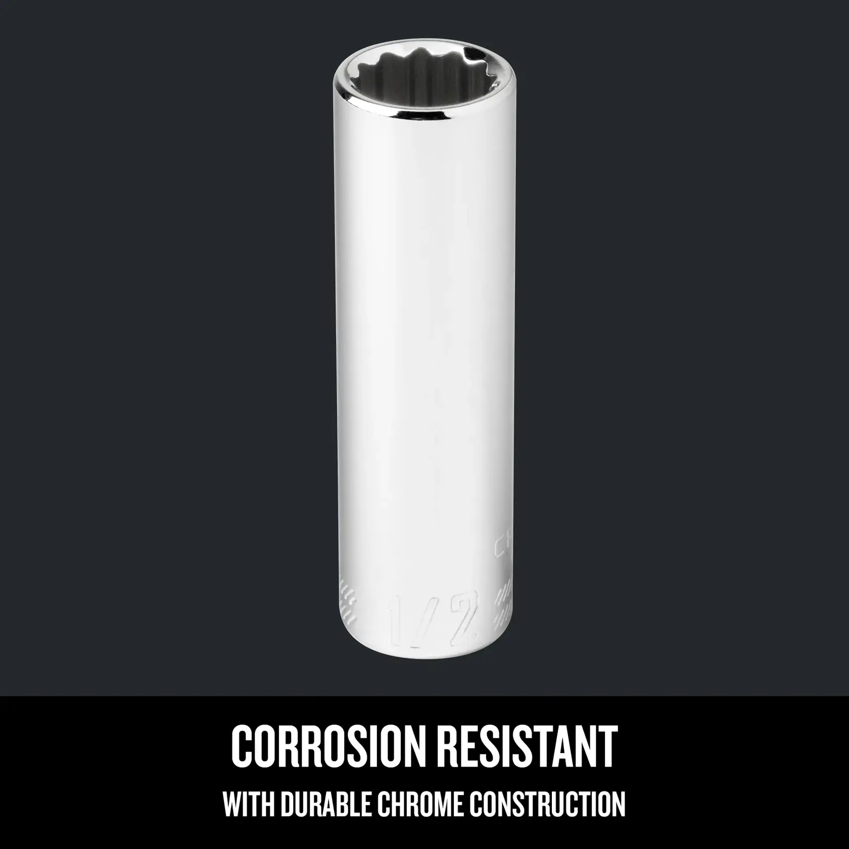 CRAFTSMAN 3/8-Inch Drive 1/2-Inch 12-Point Standard (SAE) Deep Socket