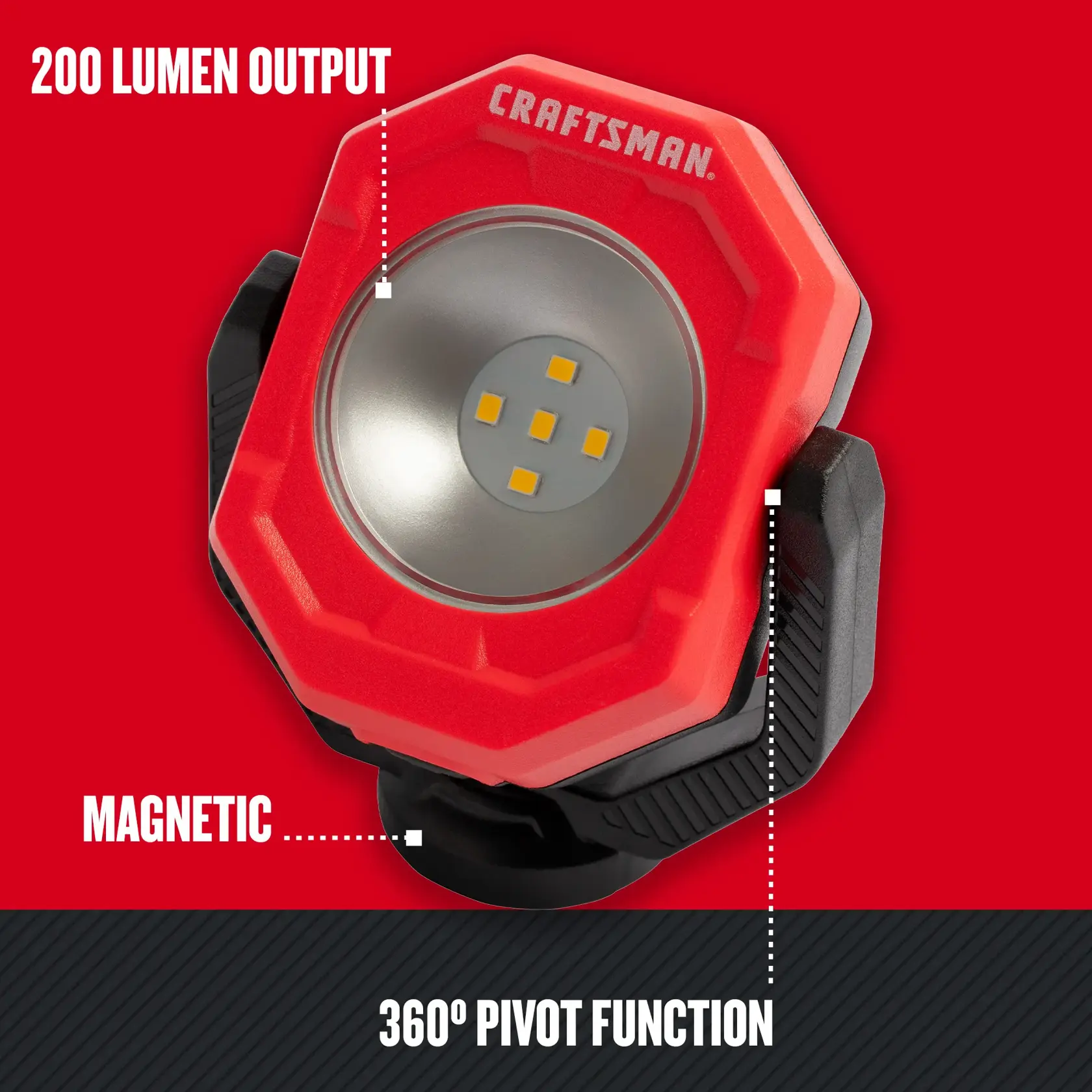 CRAFTSMAN Magnetic Pivot Light Kit