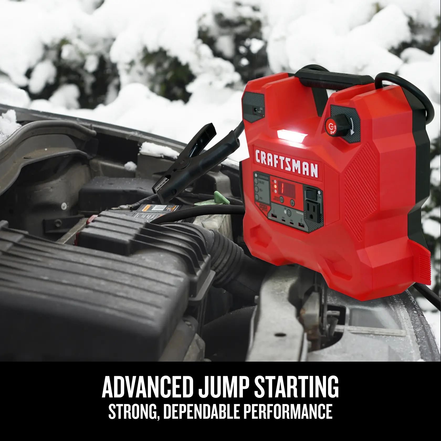 CRAFTSMAN® 1200 Peak Amp Jump Starter and Portable Power Station