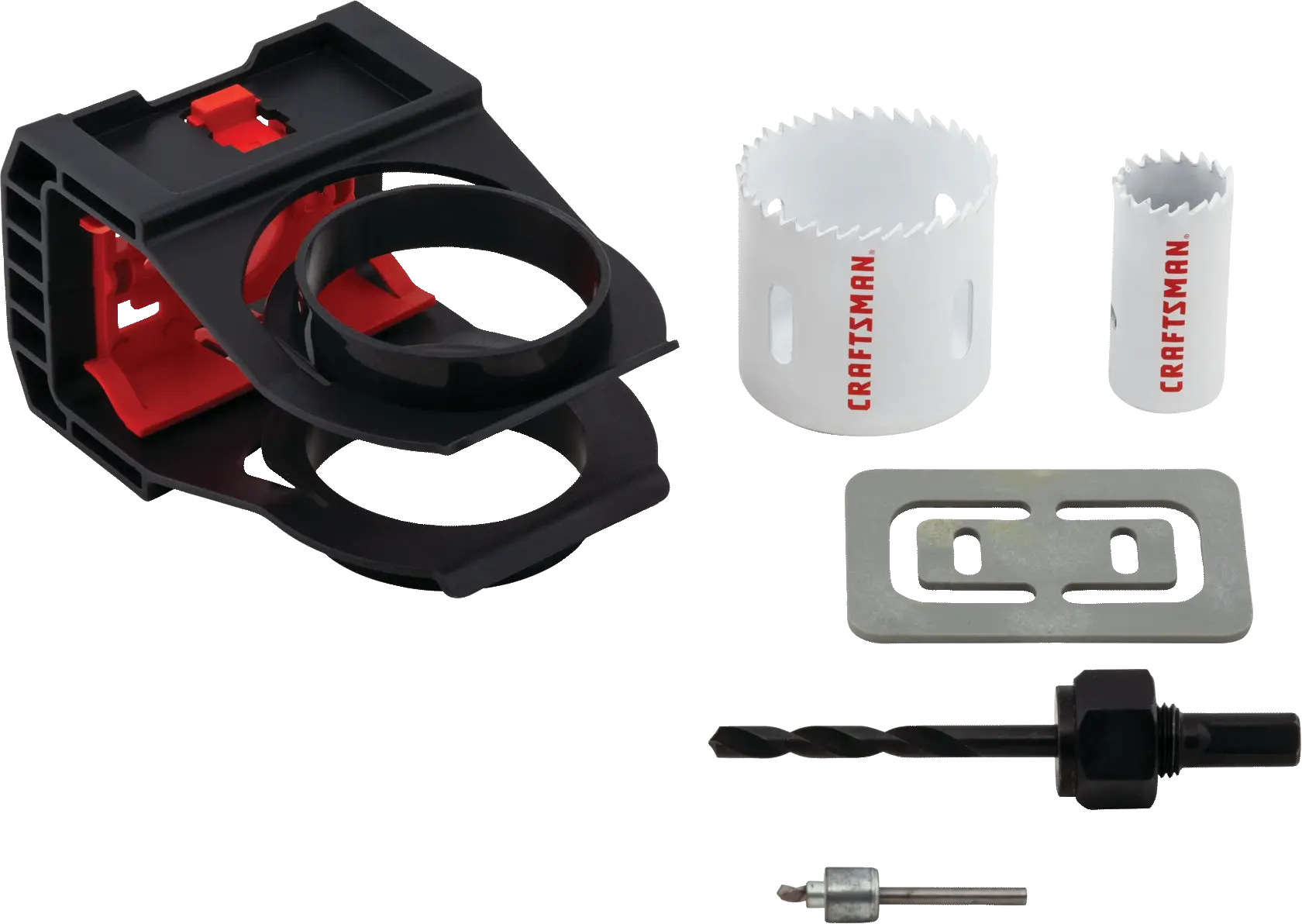 CRAFTSMAN 7-Piece Hole Saw Door Lock Installation Kit