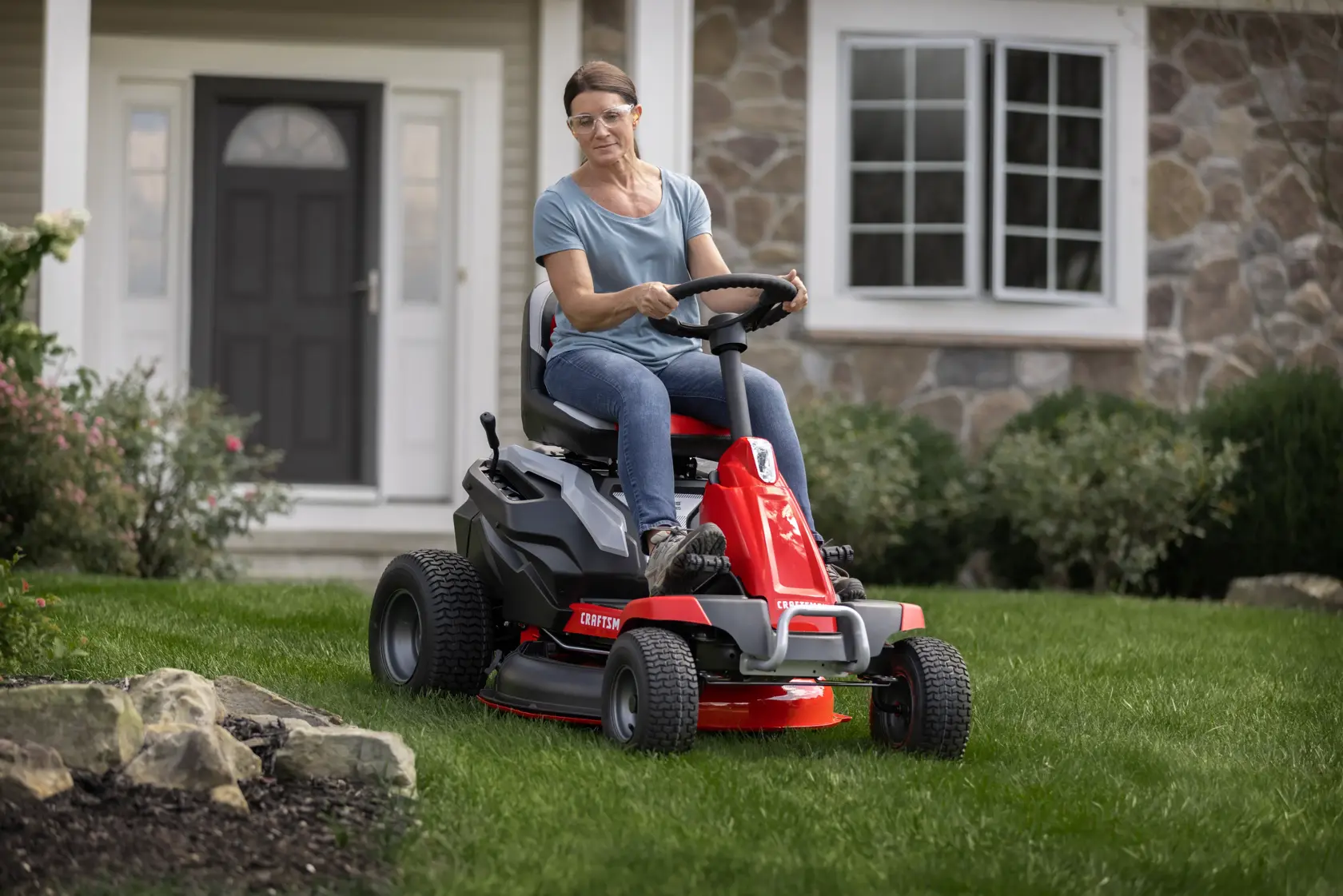 CRAFTSMAN 56V MAX* Cordless Brushless 30-Inch Compact Riding Lawn Mower
