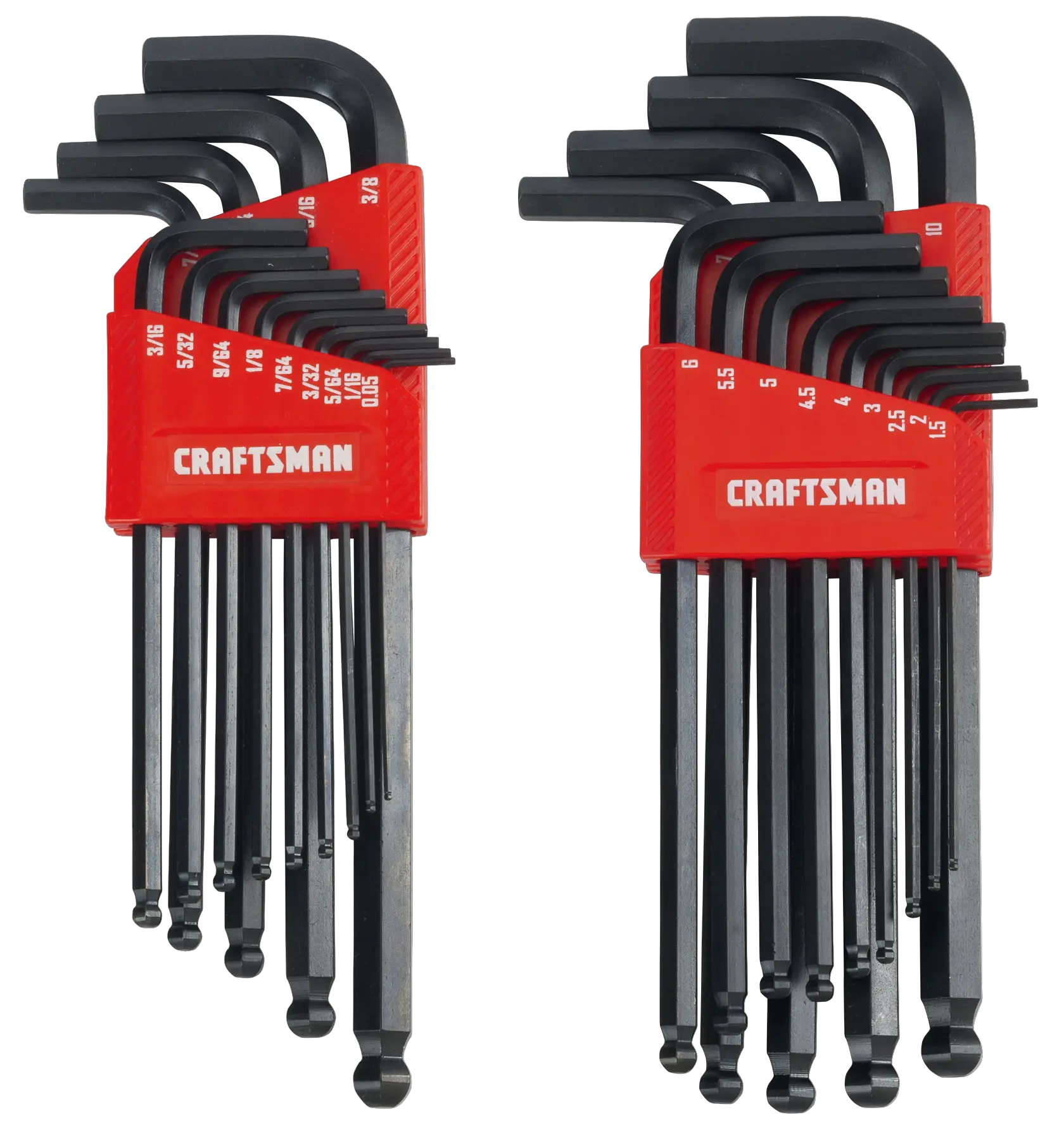 CRAFTSMAN Assorted SAE/Metric Ball End Hex Key Set (26-Piece)