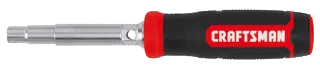 CRAFTSMAN 1/4-Inch x 3-Inch Standard (SAE) and Metric Nut Driver