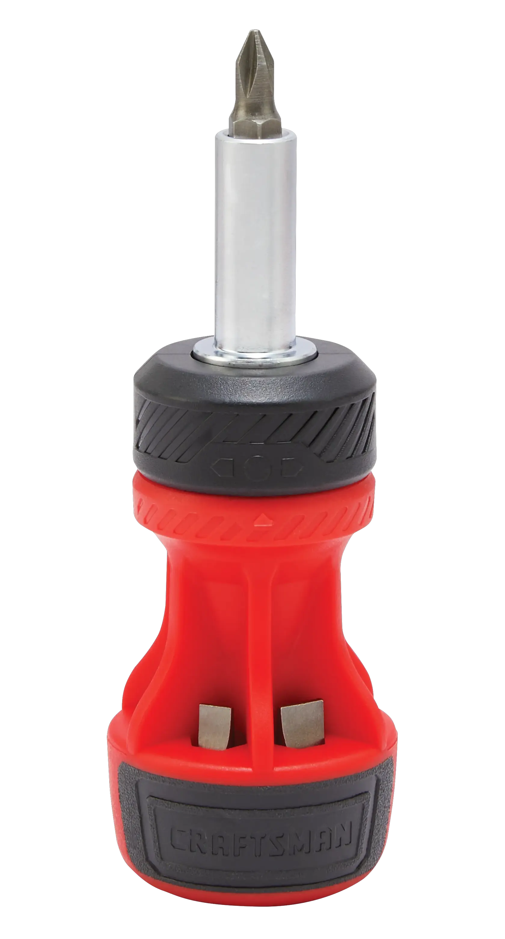 CRAFTSMAN 8-Piece Push and Pick Ratcheting Stubby Multi-Bit Screwdriver