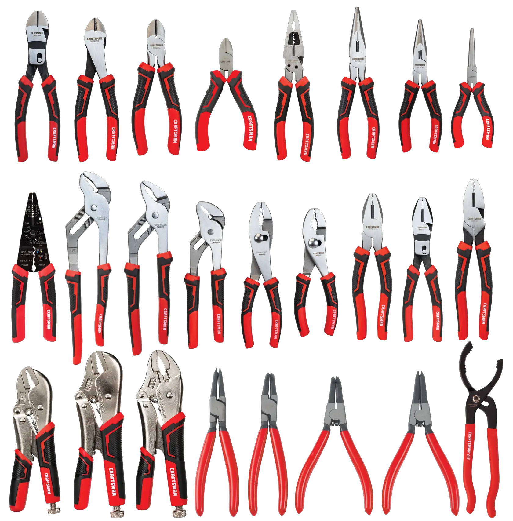 CRAFTSMAN Assorted Master Pliers Set (25-Piece)