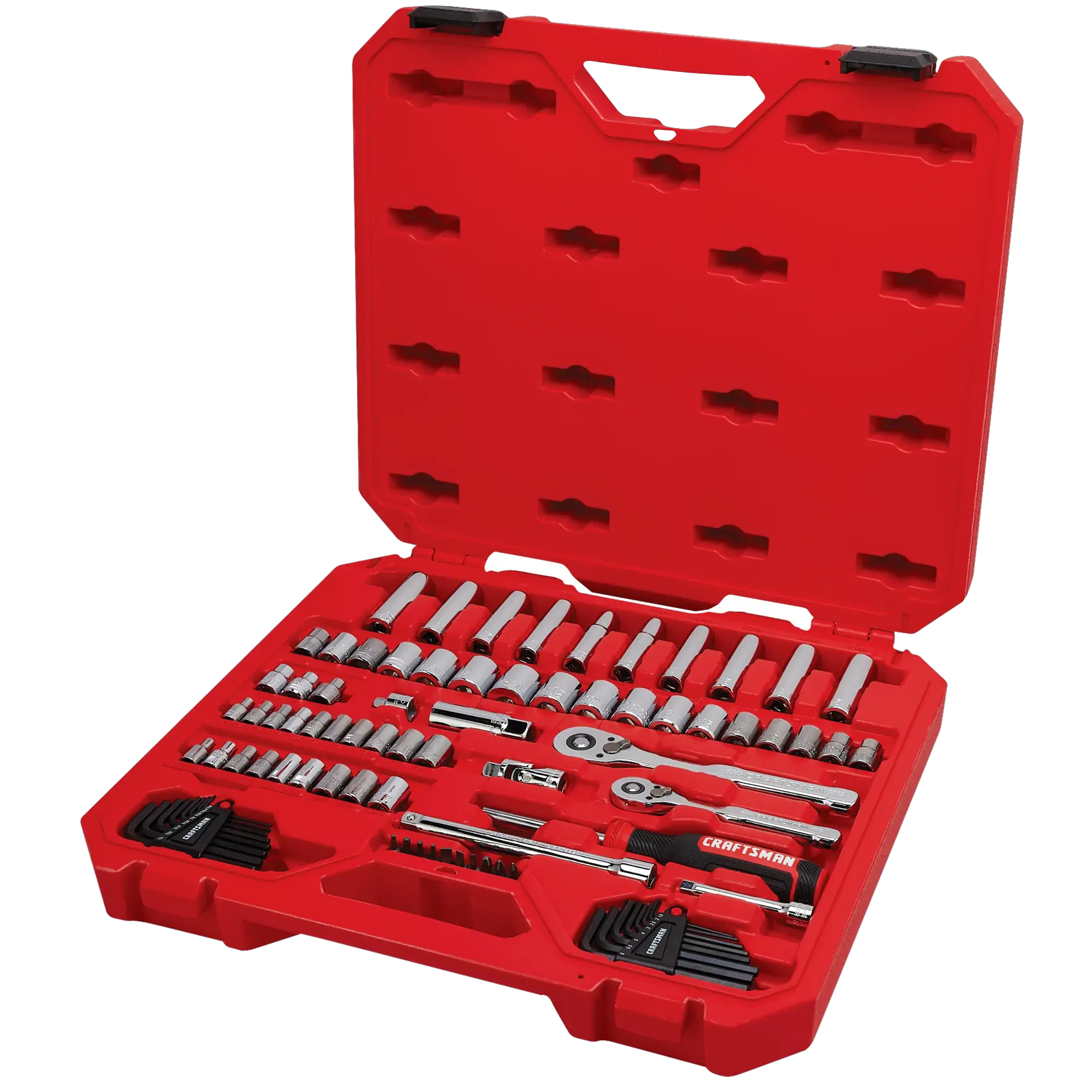 CRAFTSMAN Standard (SAE) and Metric Mechanics Tool Set with Case (83-Piece)