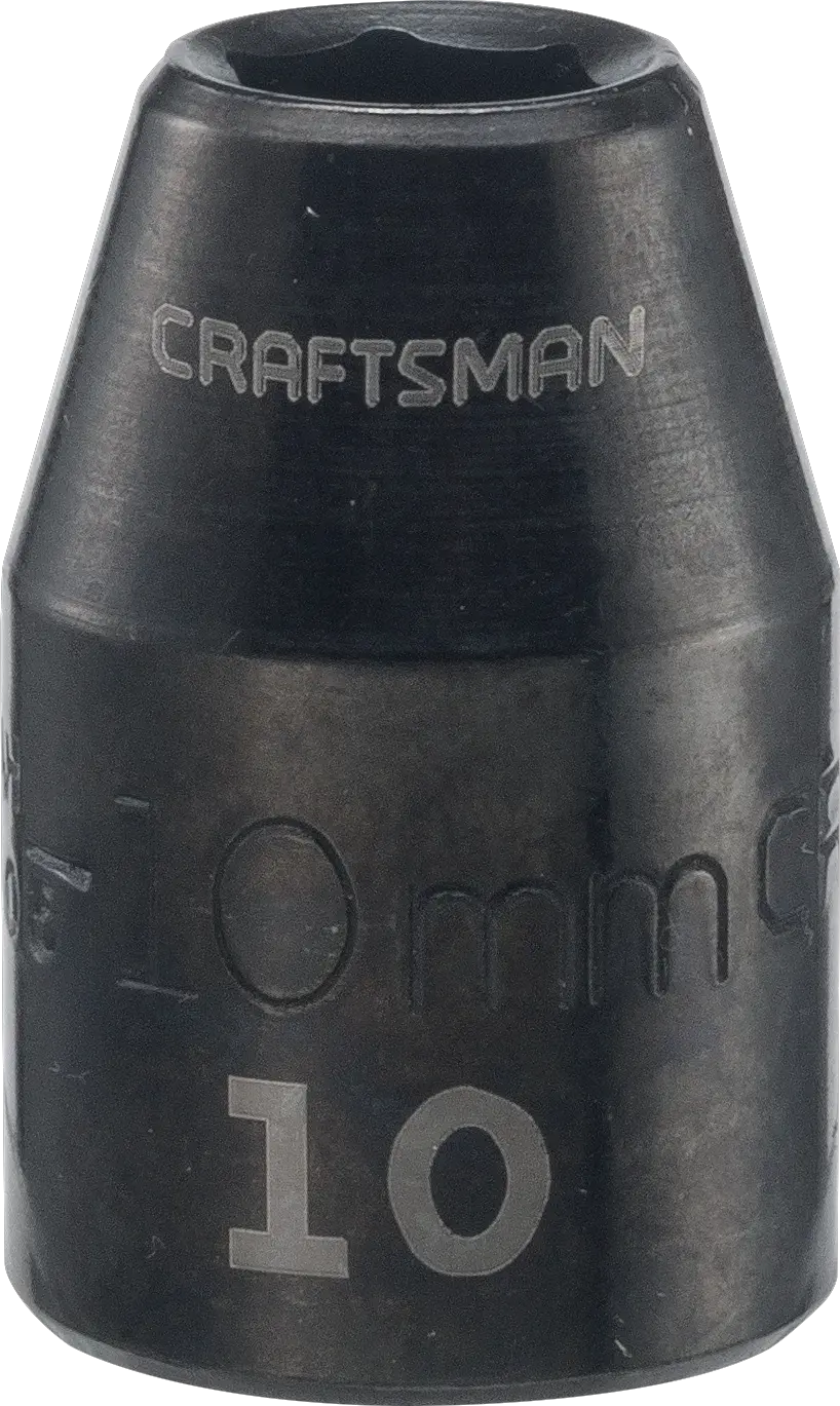 CRAFTSMAN 1/2-Inch Drive 10mm 6-Point Metric Shallow Socket