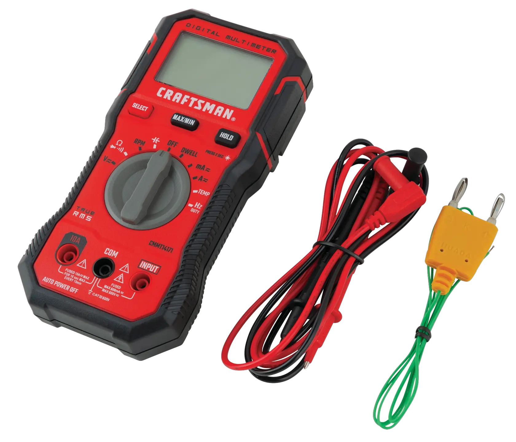 CRAFTSMAN 600V MAX Auto Digital Multimeter