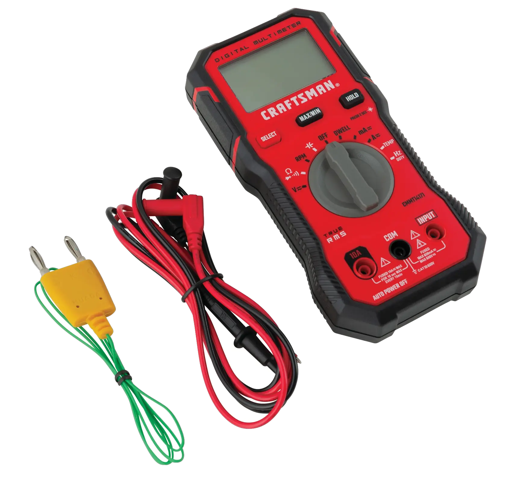 CRAFTSMAN 600V MAX Auto Digital Multimeter