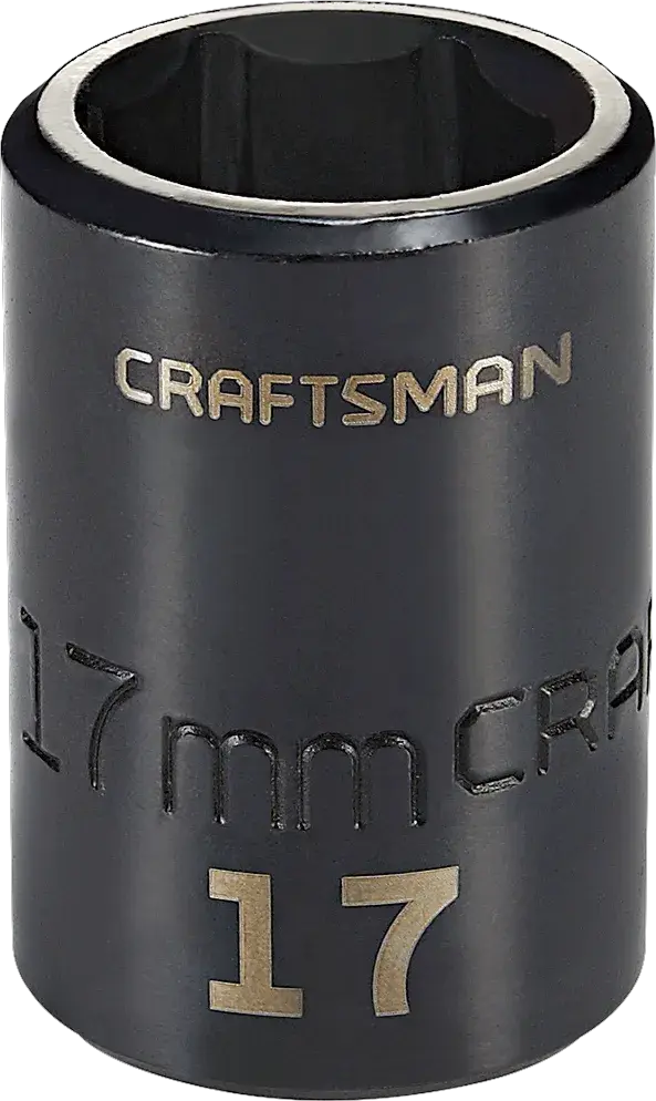 CRAFTSMAN 1/2-Inch Drive 17mm 6-Point Metric Shallow Impact Socket