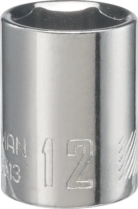 CRAFTSMAN 1/4-Inch Drive 12mm 6-Point Metric Deep Socket