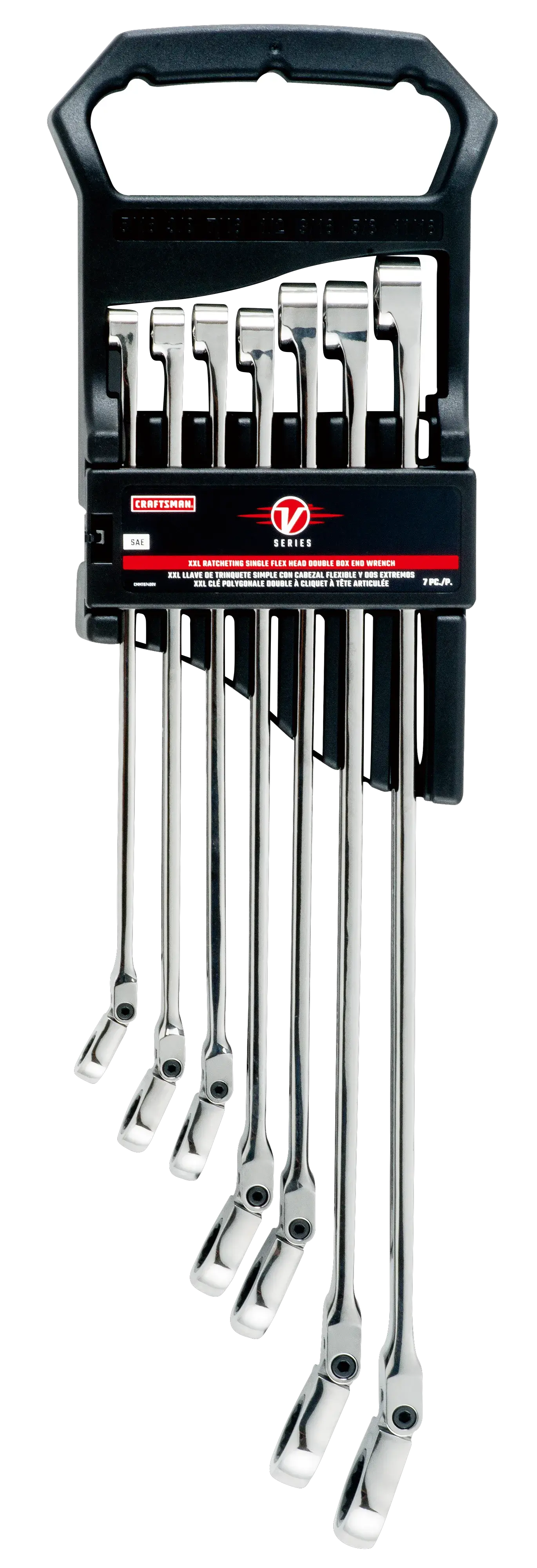 CRAFTSMAN V-Series™ XXL Standard (SAE) Ratcheting Flex Head Double Box ...