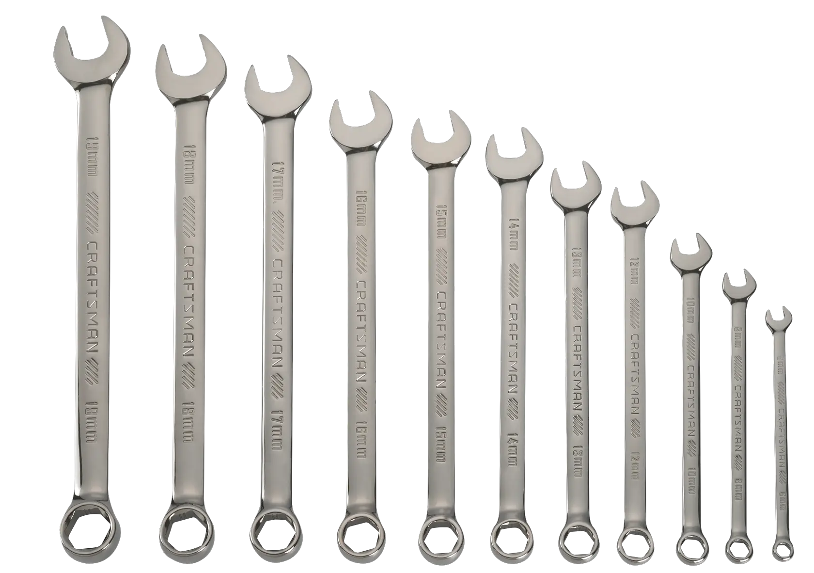 CRAFTSMAN OVERDRIVE™ Metric Combination Wrench Set (11-Piece)