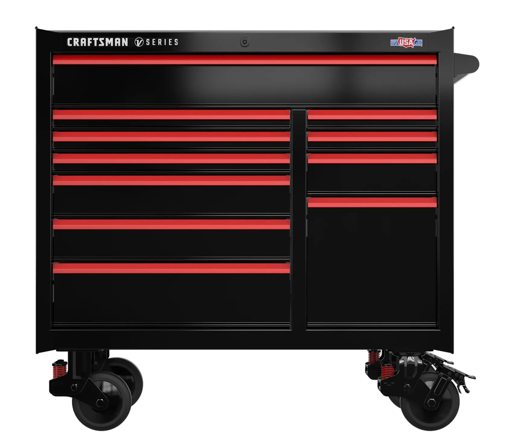 CRAFTSMAN V-SERIES™ 41-Inch 11-Drawer Steel Rolling Tool Cabinet (Black)