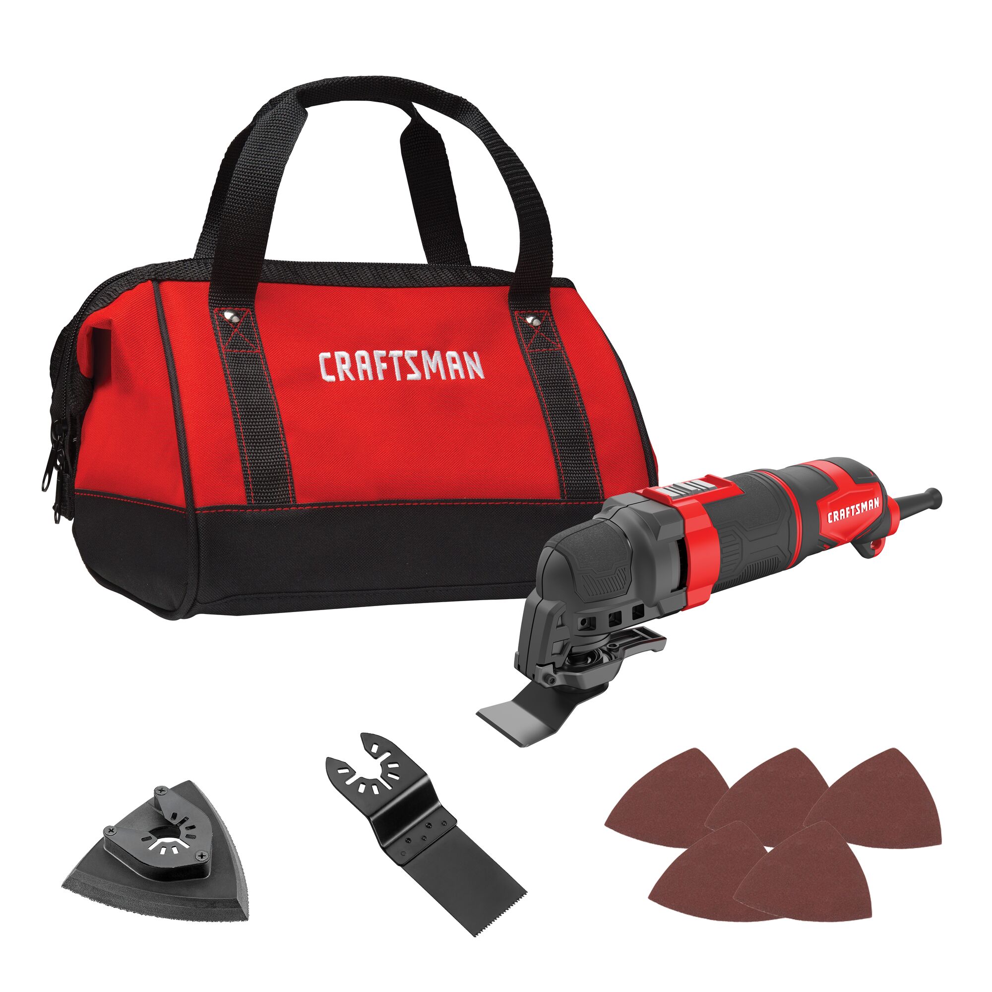 CRAFTSMAN Corded Electric Oscillating Tool Kit (3 Amp)
