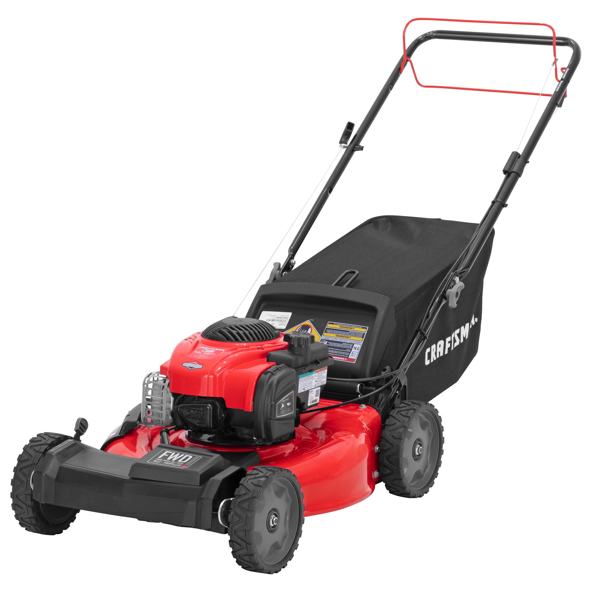 CRAFTSMAN 21-Inch 140cc Self-Propelled Gas Push Lawn Mower