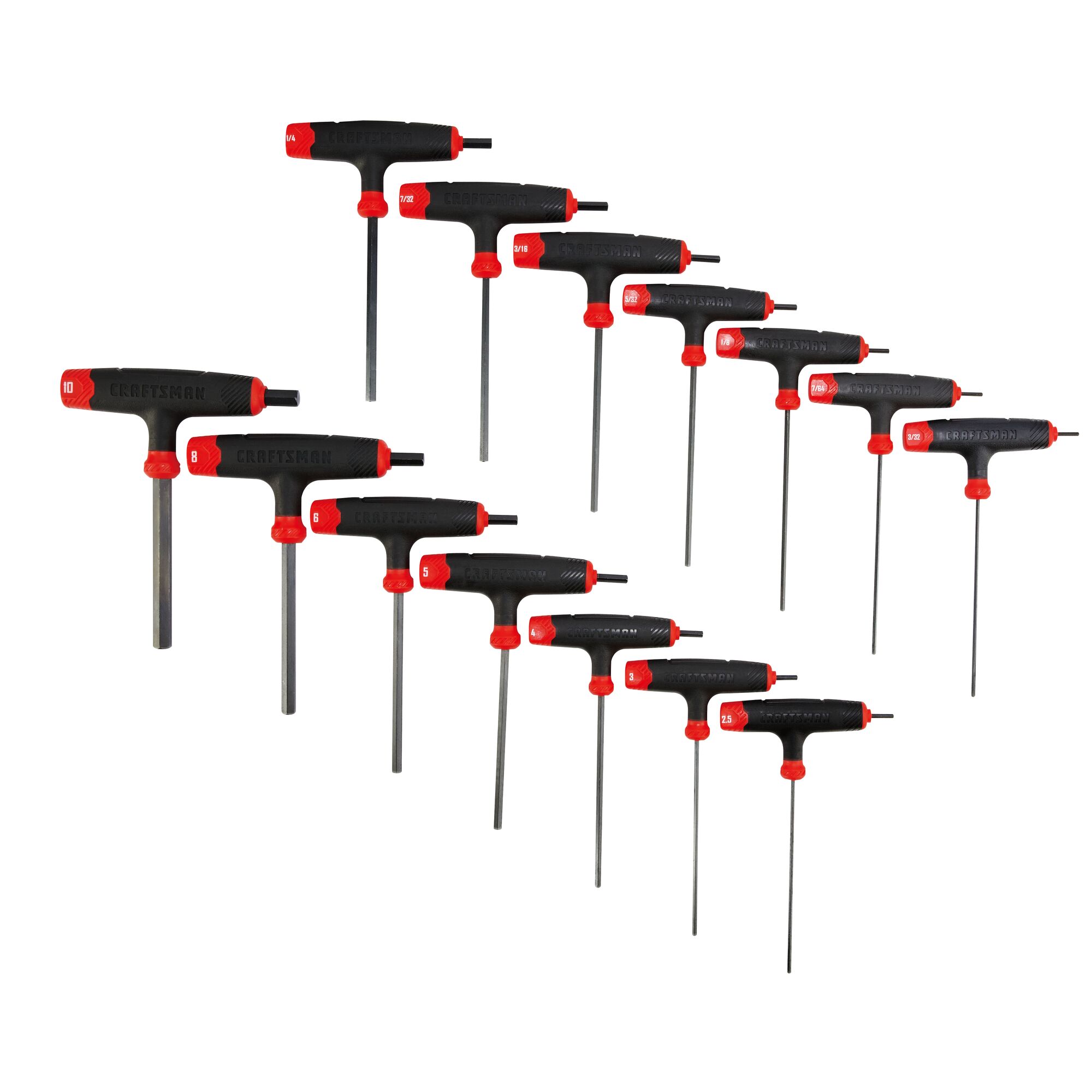 CRAFTSMAN 14-Piece Assorted T-Handle Hex Key Set