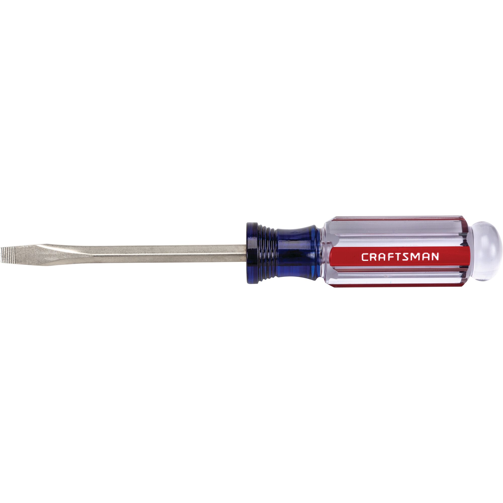 CRAFTSMAN 1/4-Inch x 4-Inch Slotted Screwdriver with Acetate Handles
