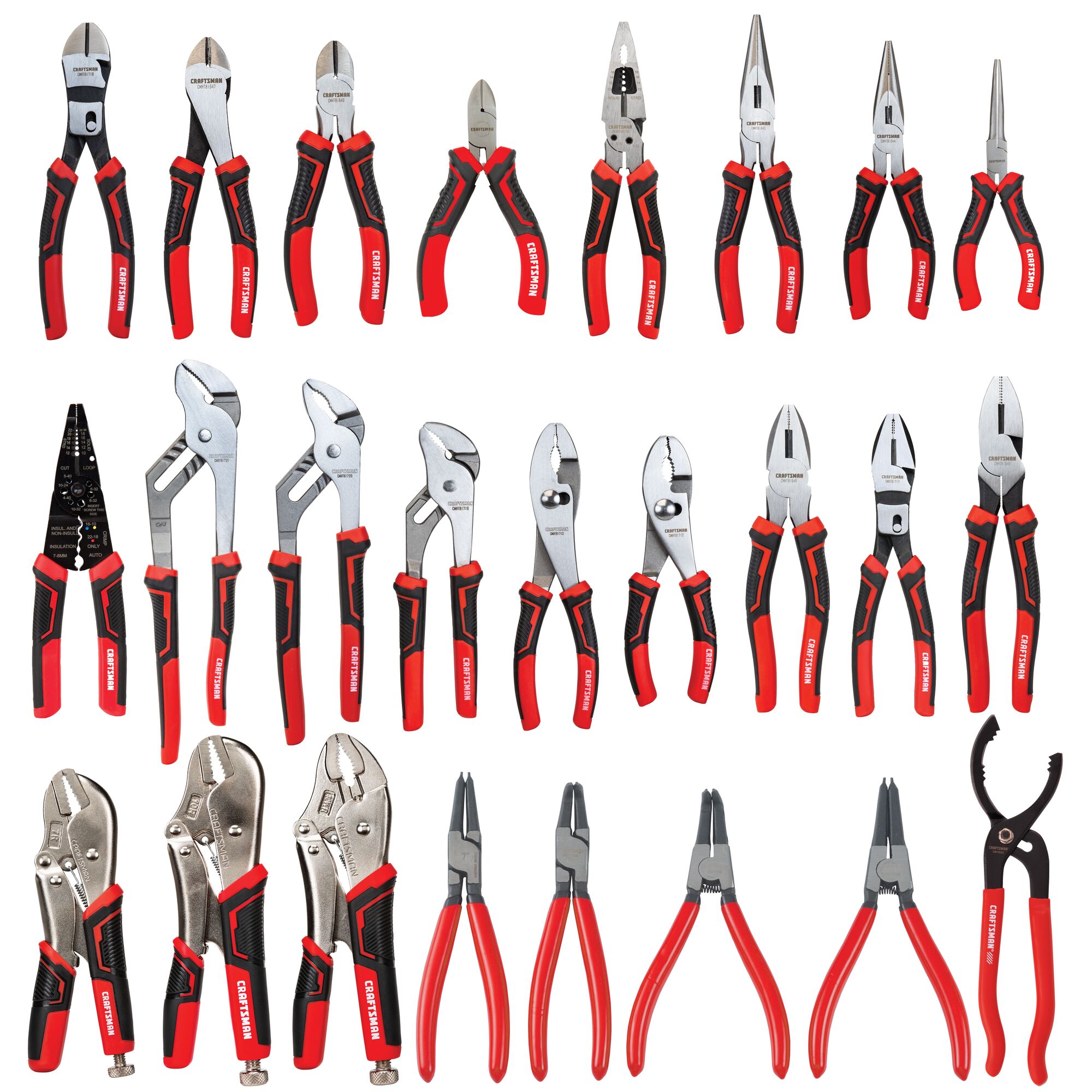 CRAFTSMAN Assorted Master Pliers Set (25-Piece)