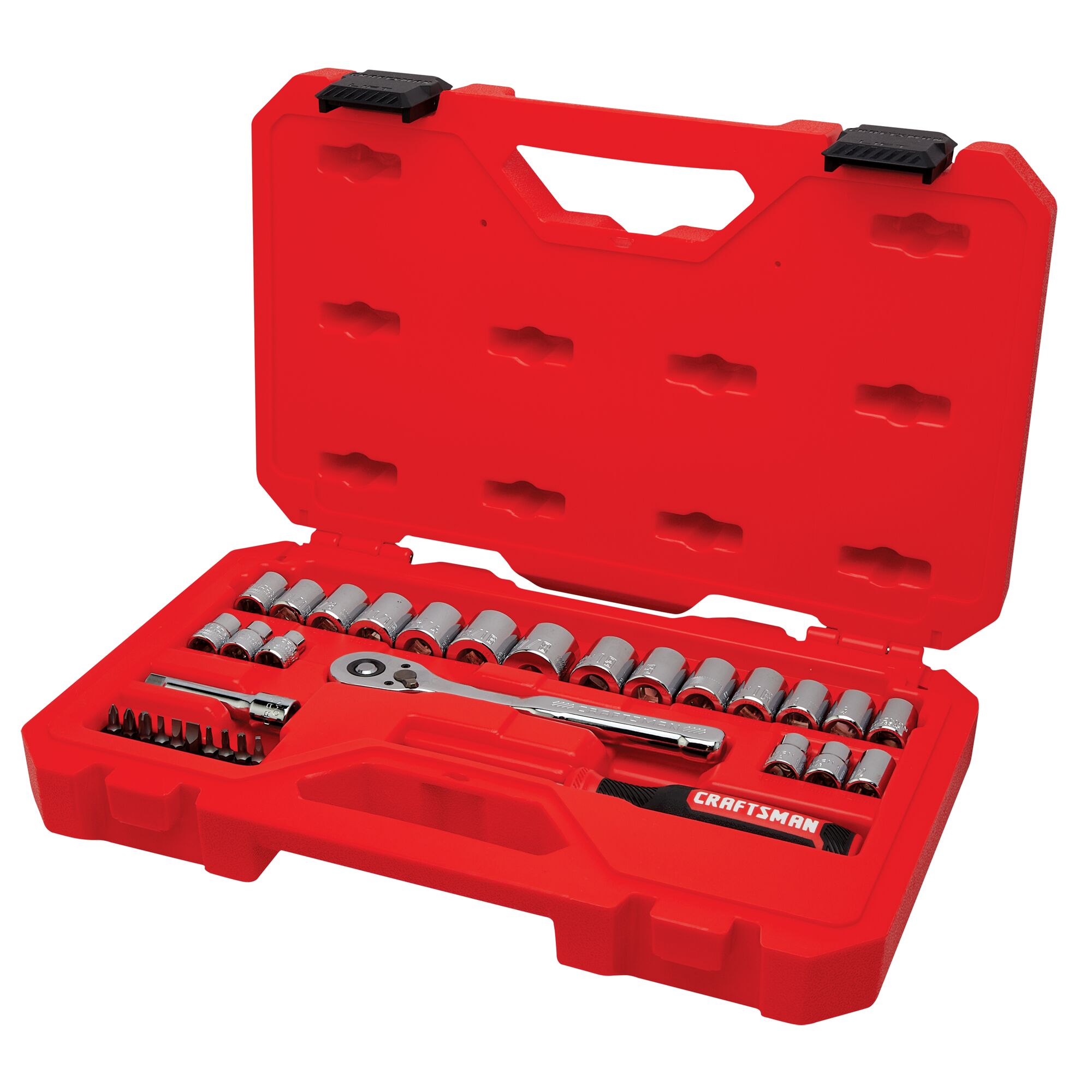 CRAFTSMAN 3/8-Inch Drive Metric Mechanics Tool Set (33-Piece)