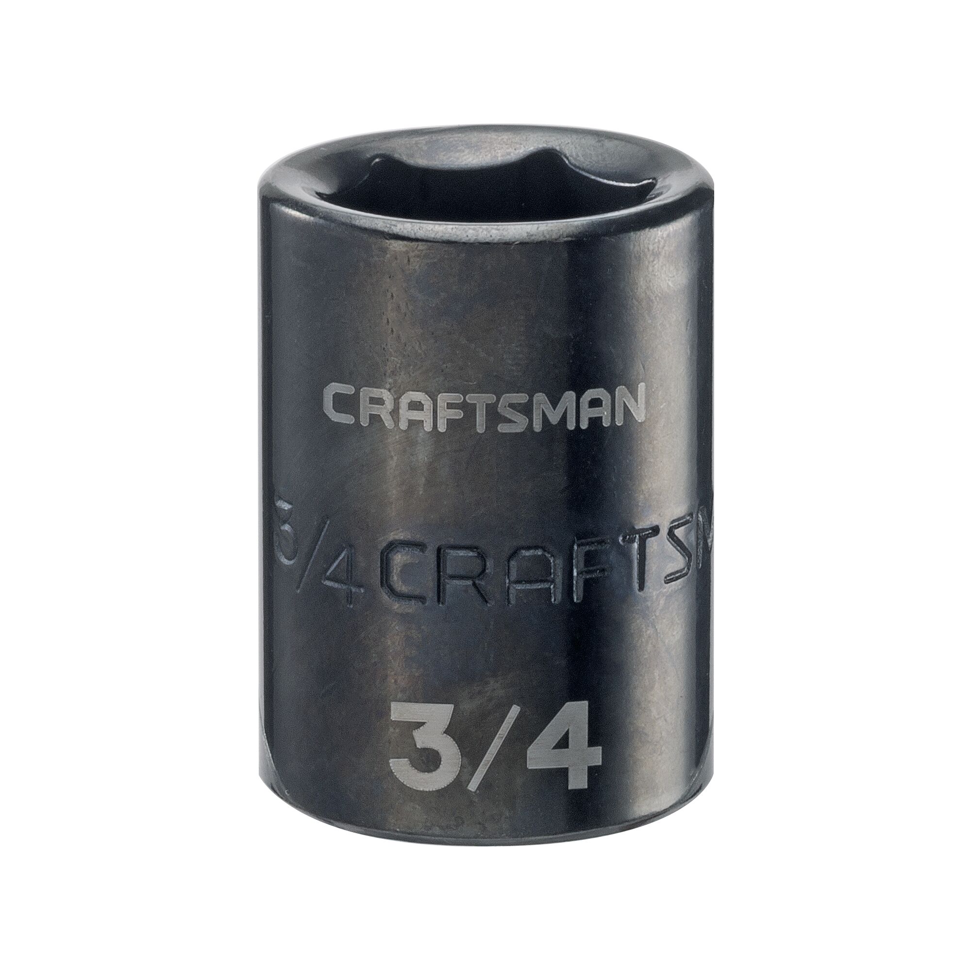 CRAFTSMAN 1/2-Inch Drive 3/4-Inch 6-Point Standard (SAE) Shallow Impact ...