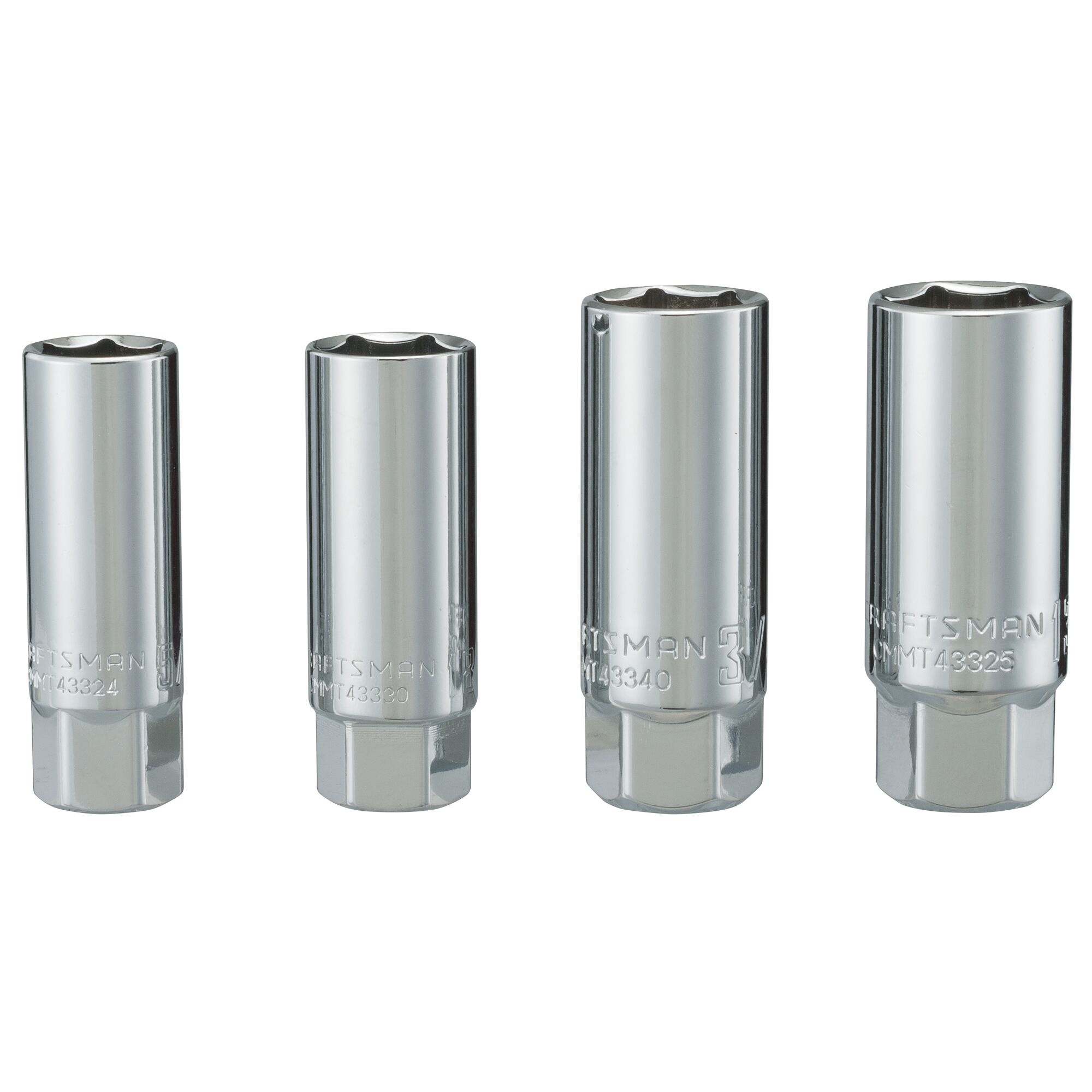 CRAFTSMAN 3/8-Inch Drive Standard (SAE) and Metric Spark Plug Socket ...