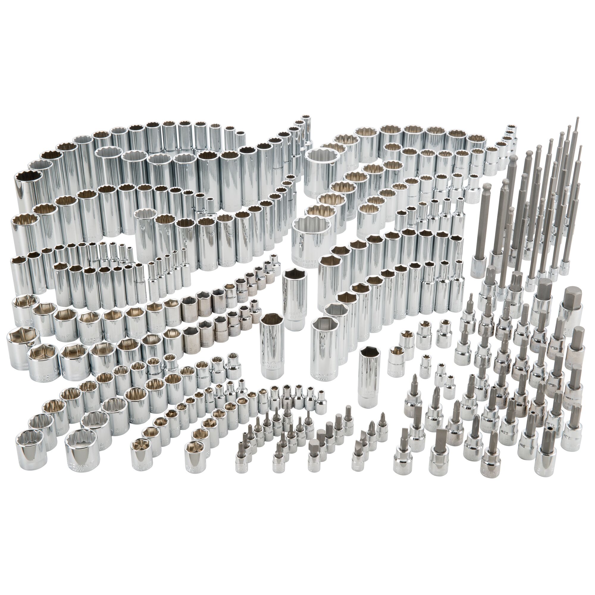 CRAFTSMAN Standard (SAE) and Metric Master Socket Set (299-Piece)