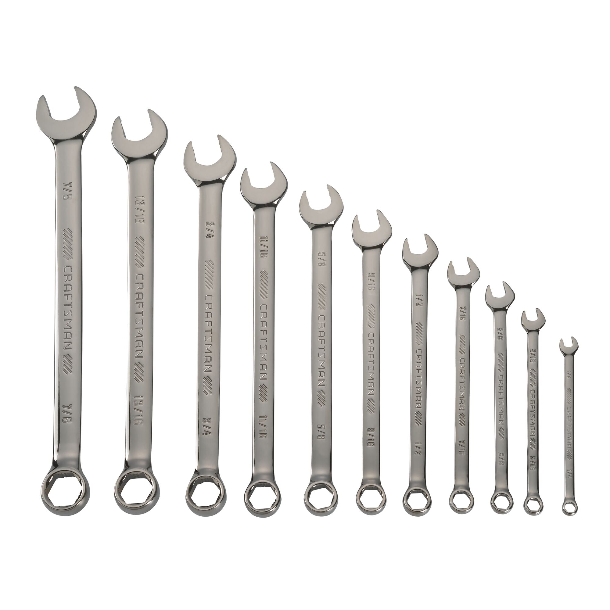 CRAFTSMAN OVERDRIVE™ Standard (SAE) Long Panel Wrench Set (11-Piece)