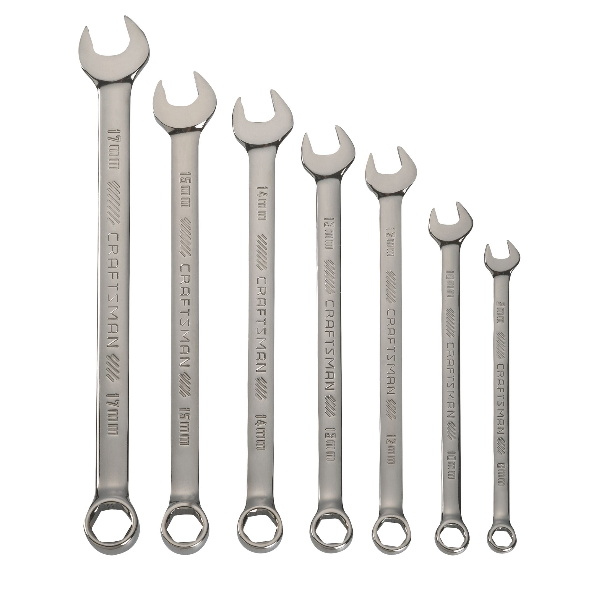 CRAFTSMAN OVERDRIVE™ Metric Combination Wrench Set (7-Piece)