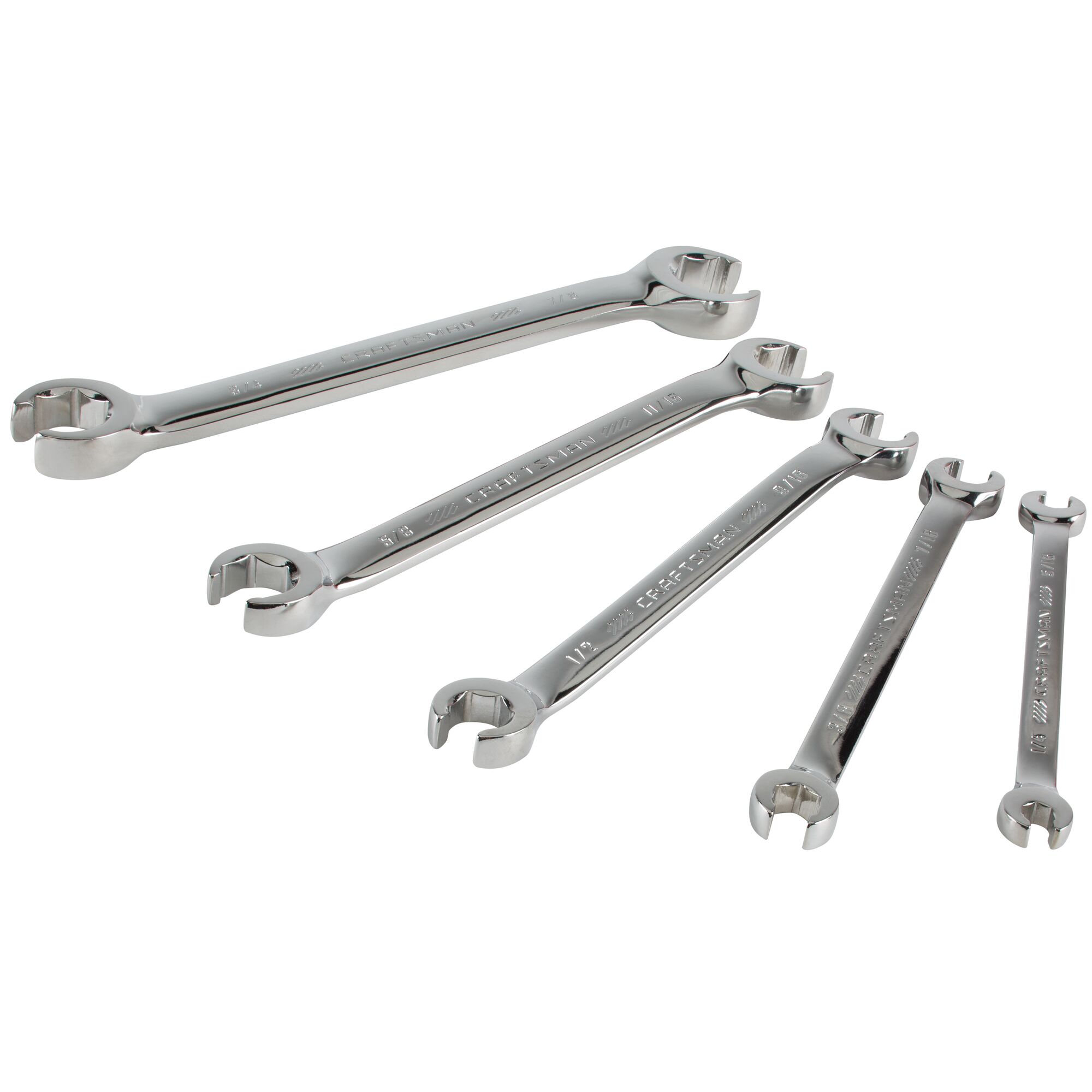 CRAFTSMAN Standard (SAE) Flare Nut Wrench Set (5-Piece)