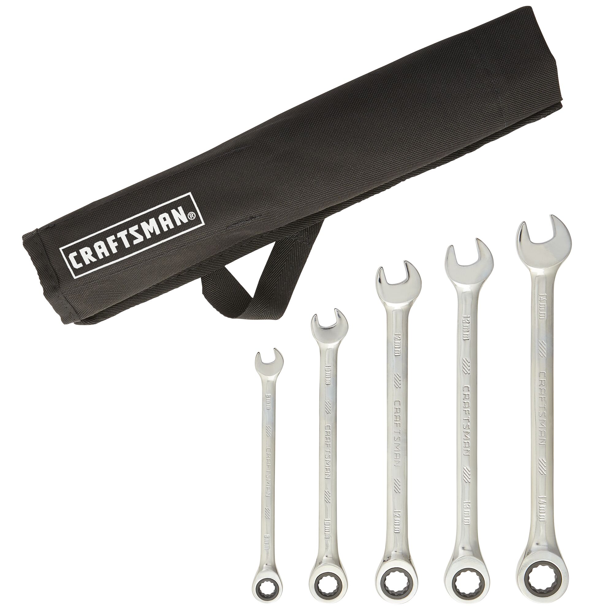 CRAFTSMAN Metric Ratcheting Wrench Set (5-Piece)