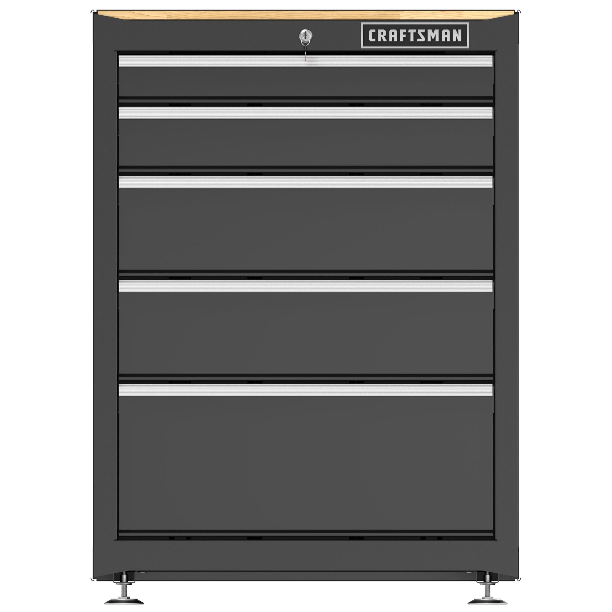 CRAFTSMAN S2000 Series 26.5-Inch 5-Drawer Tool Cabinet with 1-Inch ...