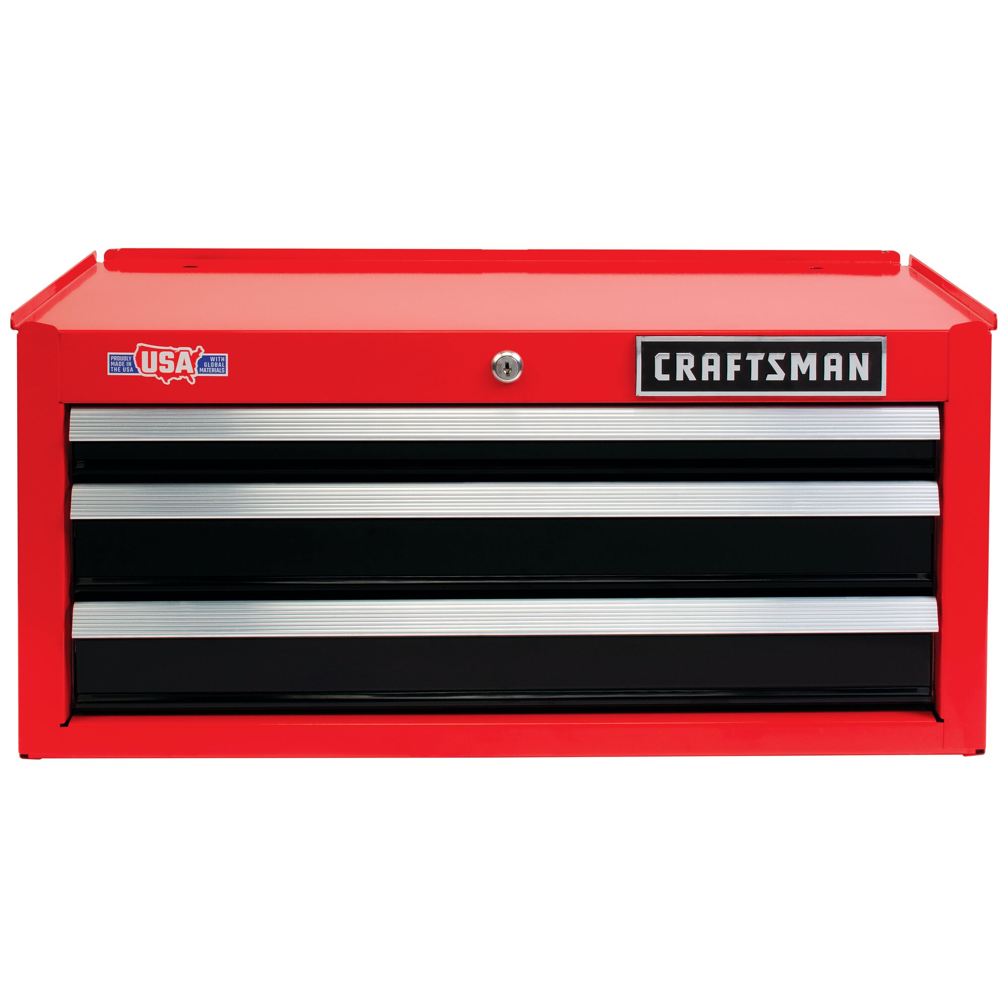 CRAFTSMAN S2000 Series 26 Inch Wide 3-Drawer Tool Chest (Red)