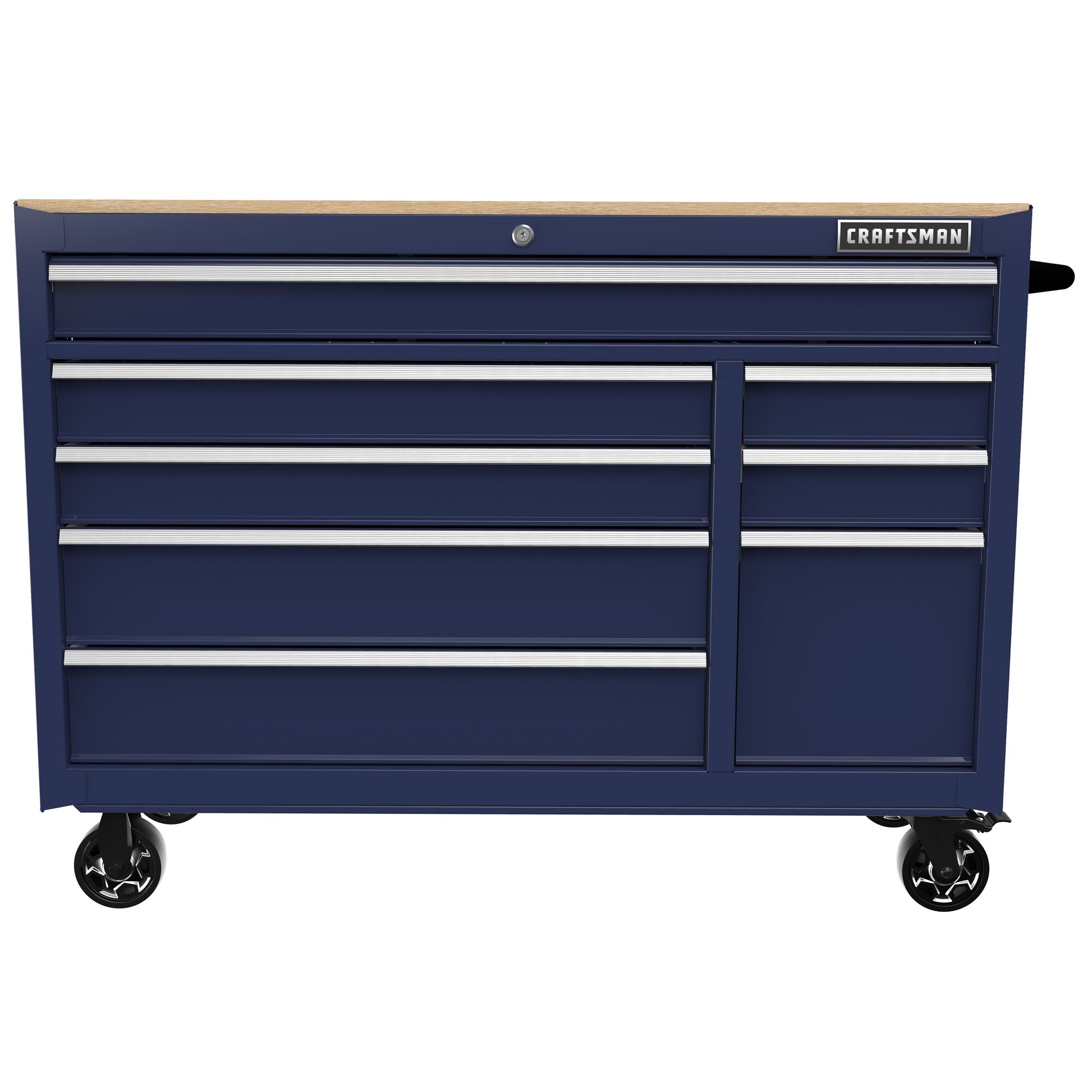 CRAFTSMAN S2000 Series 52-Inch 8-Drawer Mobile Workstation (Midnight Blue)